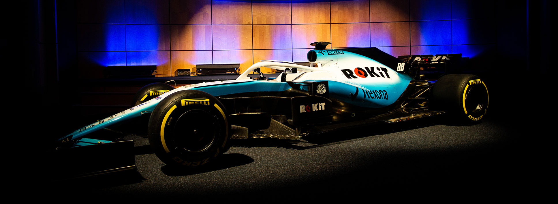 rokit williams launch banner – The Williams Grand Prix Database